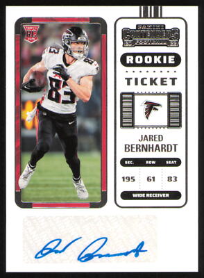 2022 Panini Contenders Jared Bernhardt Rookie Ticket Auto | eBay