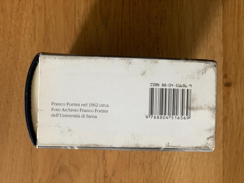 Franco Fortini “Saggi E Epigrammi” Meridiani Mondadori | eBay