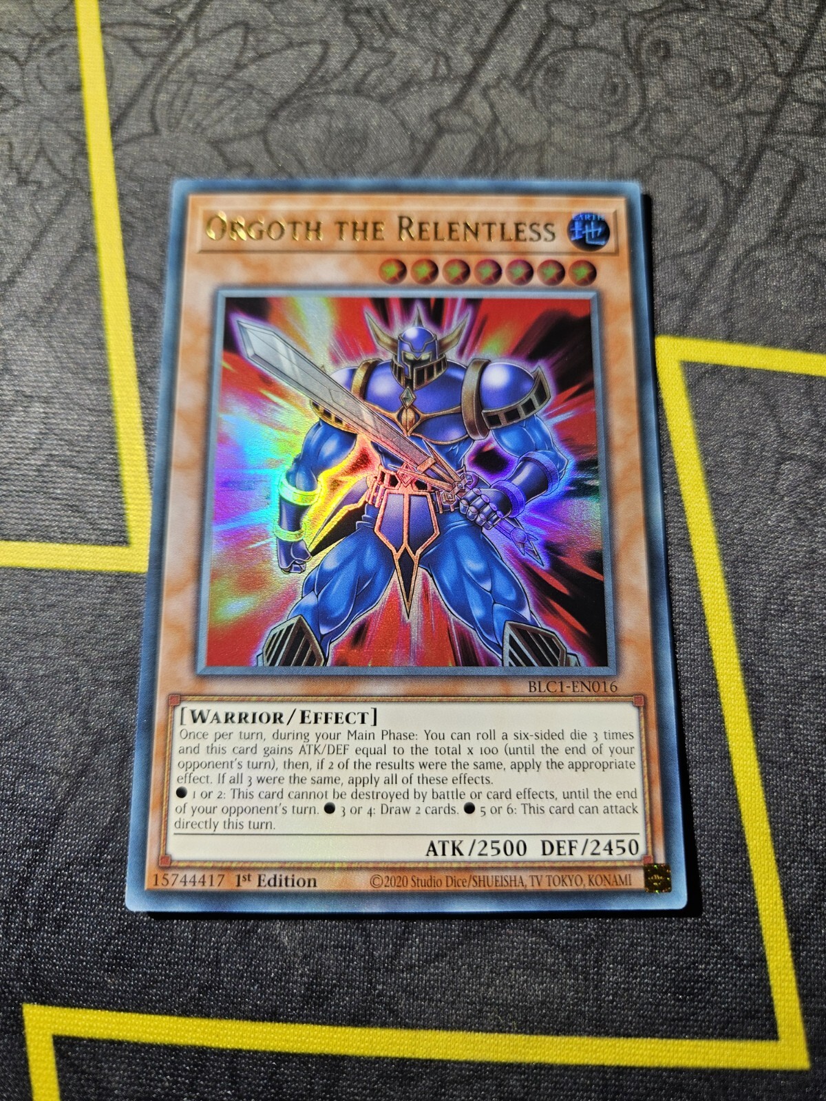 Orgoth the Relentless - BLC1-EN016 - Ultra Rare - 1st Edition - YuGiOh ...