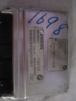 BMW E46 Engine Computer Control Module ECU ECM PCM Brain 7532142 OEM 7 ...