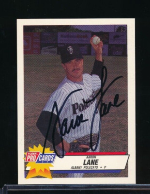 1993 Fleer ProCards #2024 Aaron Lane signed auto autograph | eBay