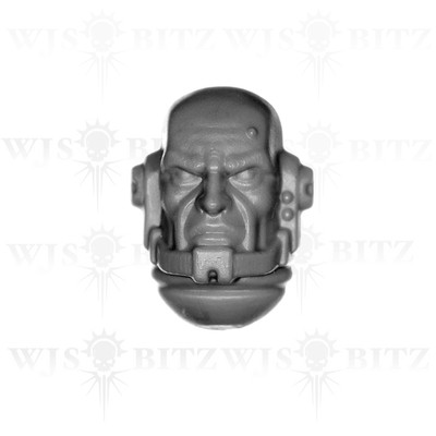 Space Marines - Primaris Intercessors Head (D) - Warhammer 40K Bits ...