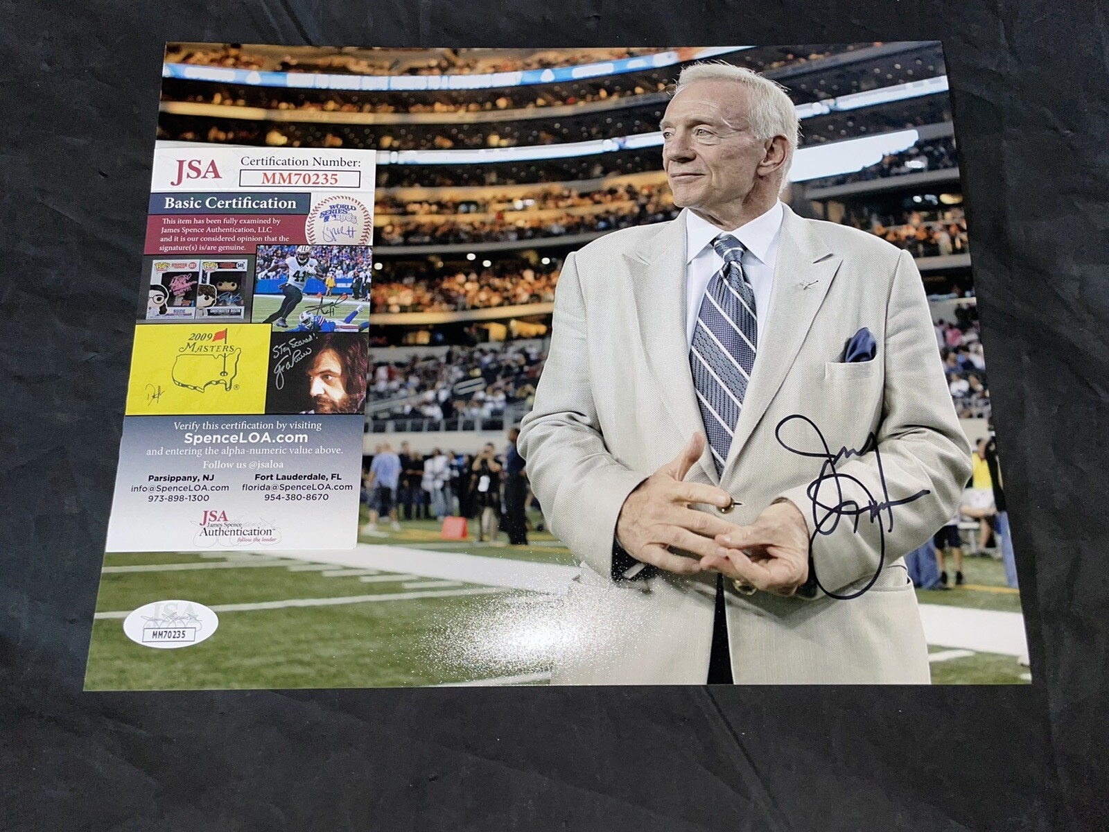 Jerry Jones Autographed Memorabilia | Signed Photo, Jersey ...