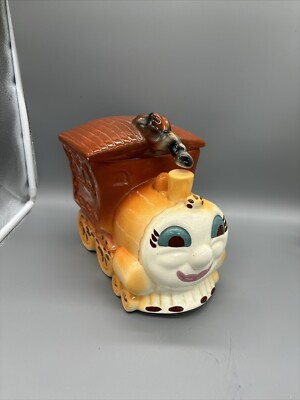 1950's-60's VINTAGE SIERRA VISTA CALIFORNIA LOCOMOTIVE TRAIN COOKIE JAR ...