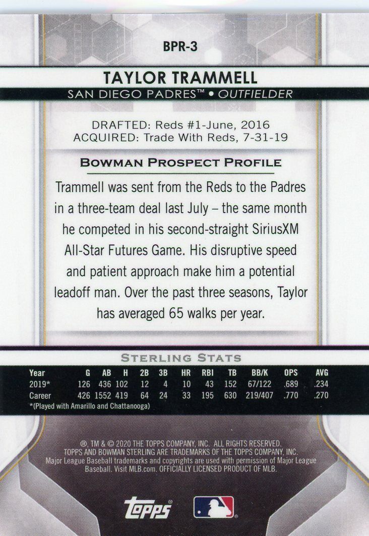 Taylor Trammell Cards - RC's, Base, Inserts - You Pick - Seattle ...