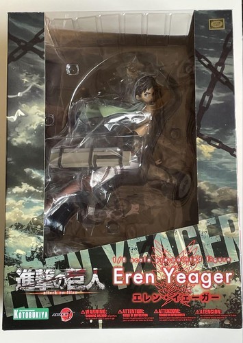 Kotobukiya 1/8 Scale Eren Jaeger Figure ARTFX J Attack on Titan PVC New ...