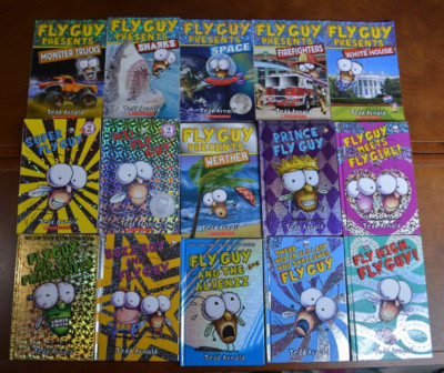Lot of 15 HBPB Fly Guy Readers by Tedd Arnold Presents Science Buzz Boy ...