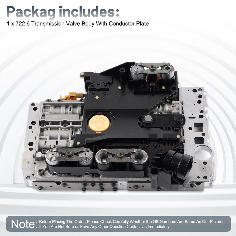 722.6 TCU Transmission Valve Body w/Conductor Plate for Mercedes-Benz ...