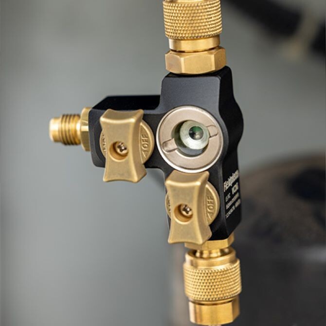 Fieldpiece VC2G 1/4″ Valve Core Removal Tool Dual Valve with Sight ...