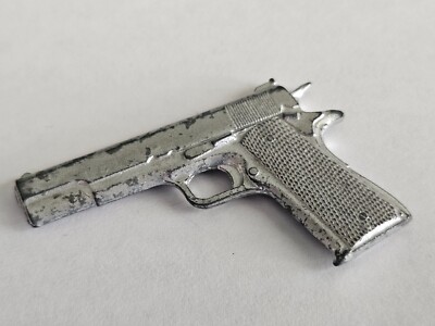 Clue Original Style Gun Revolver Pewter Board Game Pieces Parts -GC- 50 ...