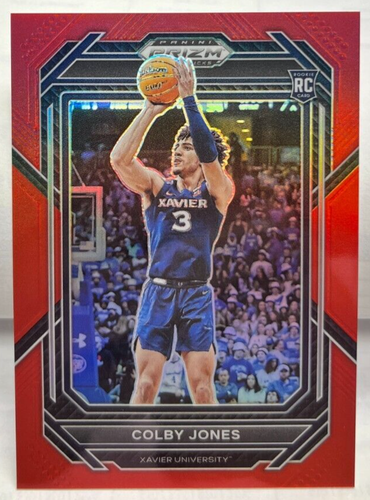 Colby Jones 2023-24 Panini Prisme Draft Pics Rouge RC #' D 186/299 ...