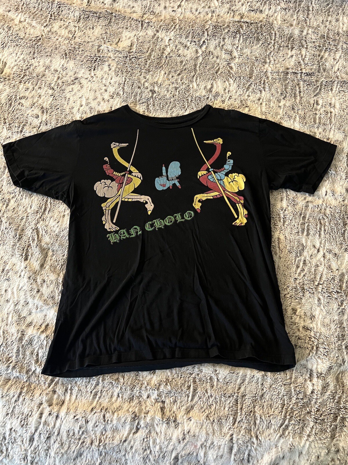 Rare Han Cholo LA Los Angeles T-Shirt Joust LA Finger… - Gem
