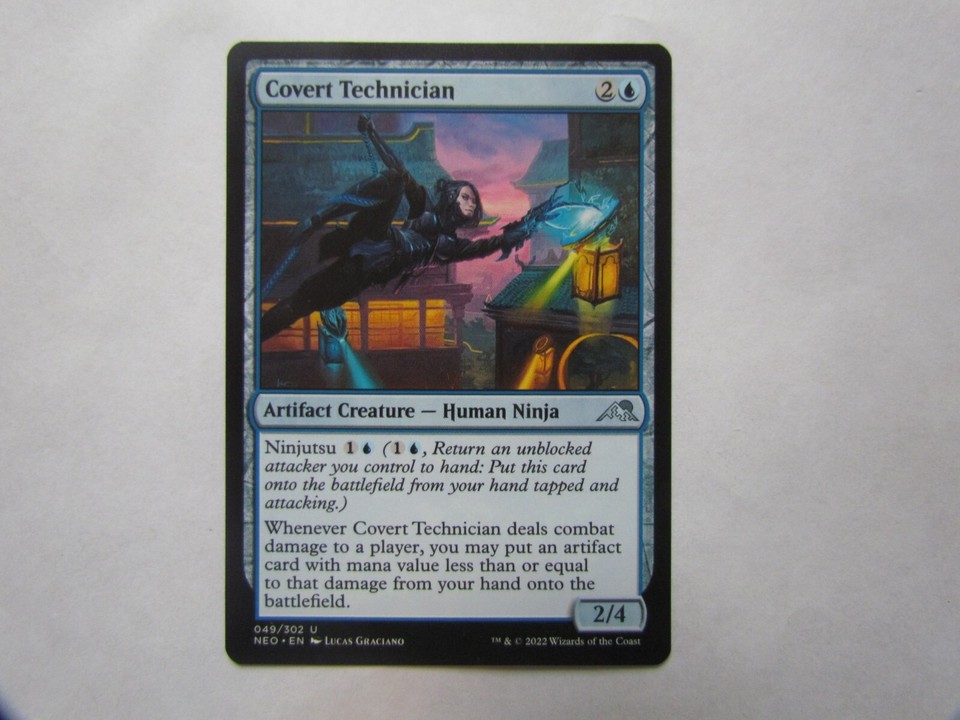 Covert Technician x4 4x, Neon Dynasty Blue UNC MTG | eBay
