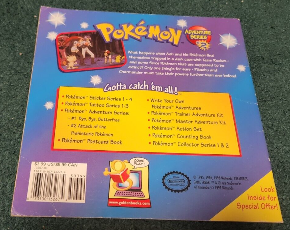 1999 POKEMON ATTACK OF THE PREHISTORIC POKEMON Golden Book Paperback ...