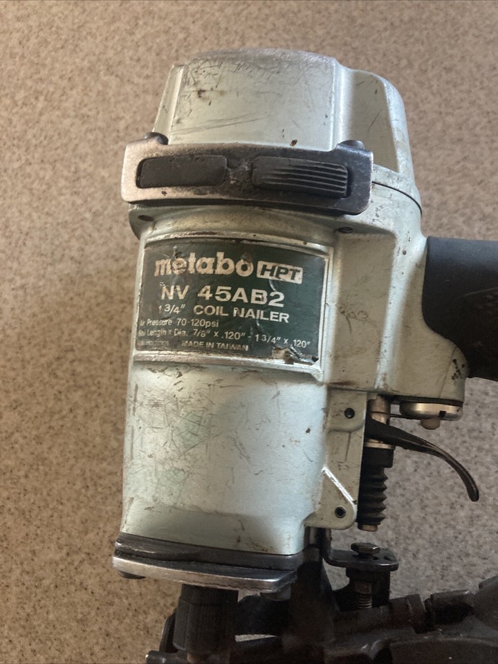Hitachi Metabo HPT NV45AB2 1-3/4" Coil Roofing Nailer | eBay