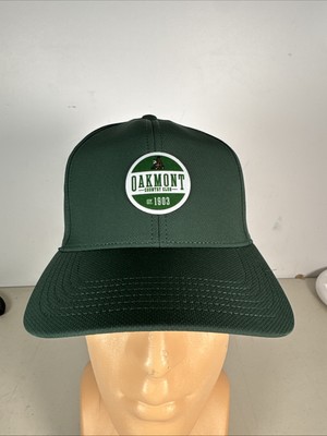 Oakmont Country Club Hat Cap Men One Size Green Strap Levelwear ...