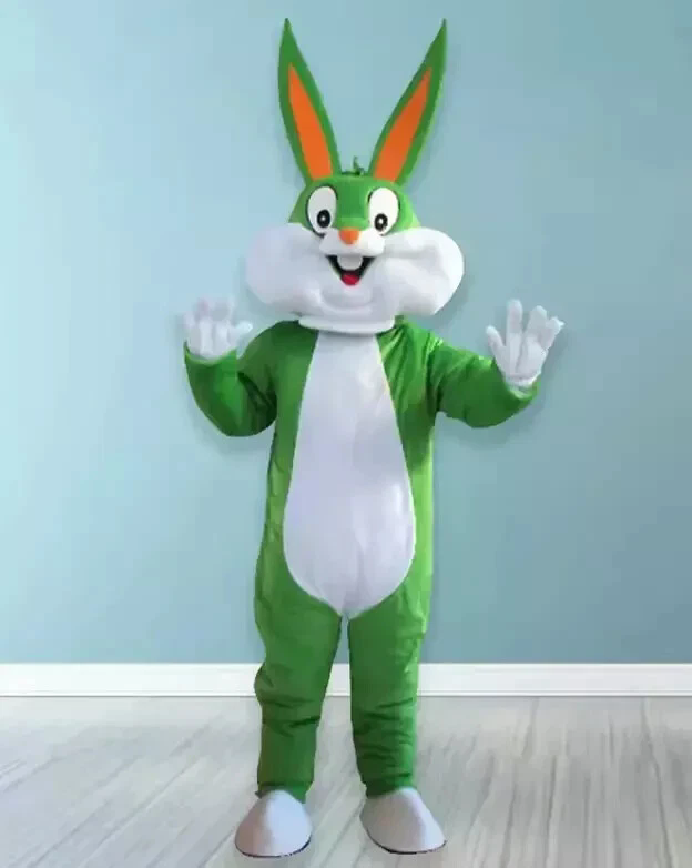 Easter Rabbit Mascot Costume Animal Cartoon Bunny Fancy Dress Cosplay ...
