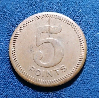 5 Points Token Coin (MT.#0662) | eBay