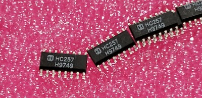 40 PCS HARRIS CD74HC257M Multiplexer 1-Element CMOS 3-ST 8-IN 16-Pin ...
