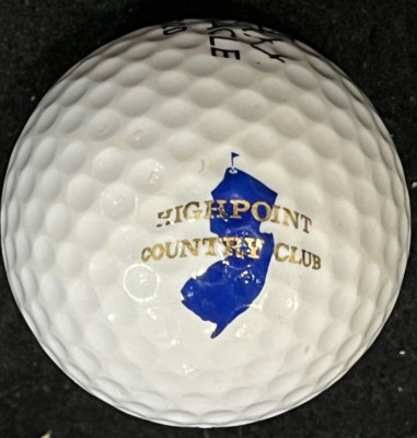 Highpoint Country Club Golf Course Logo Golf Ball Montague, NJ OLD LOGO ...