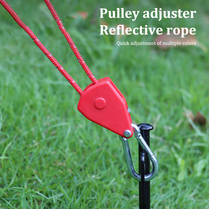 Metal Lifting Pulley, Reflective Wind Rope, Thickened Canopy Umbrella ...