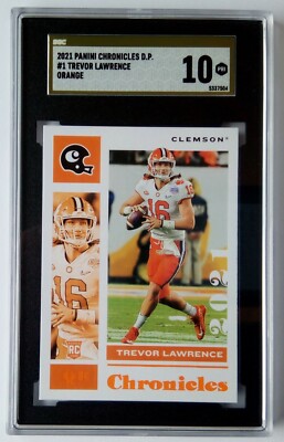 SGC Gold Label Pristine 10 Trevor Lawrence 2021 Chronicles Rookie ...