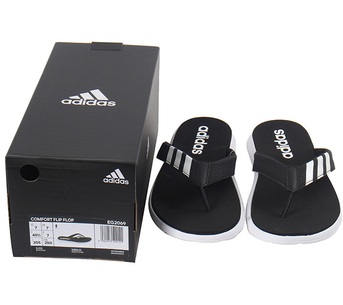 Adidas Comfort Flip Flop Slides Black Slippers Unisex Casual Gym NWT ...