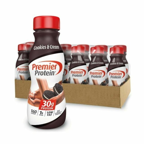 Premier Protein Cookies & Cream 30g Protein Shake 11.5 oz - 12 Bottles ...