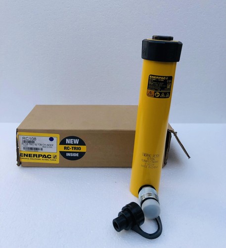 Enerpac RC 108 Trio Hydraulic Cylinder Single Acting 10 Ton Capacity 8 ...