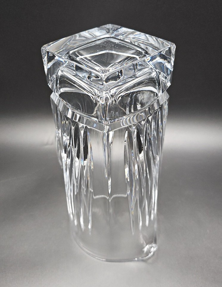 Waterford Crystal CLARION Martini Pitcher EXCELLENT Square Vertical Cut ...