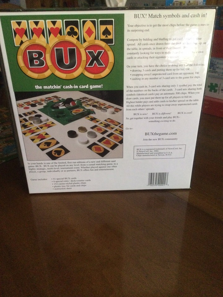 NewsCool Games BUX The Matchin' Cash-In Card Game New 2004 | eBay