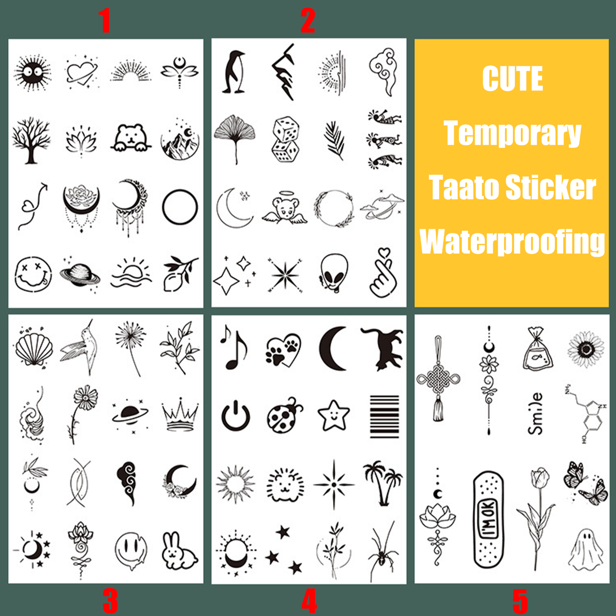 Cute printable tattoos | Orangetattooshop.com