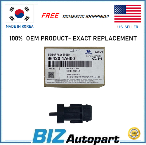 GENUINE ! MANUAL TRANSMISSION SPEED SENSOR for 99-18 HYUNDAI KIA OE ...