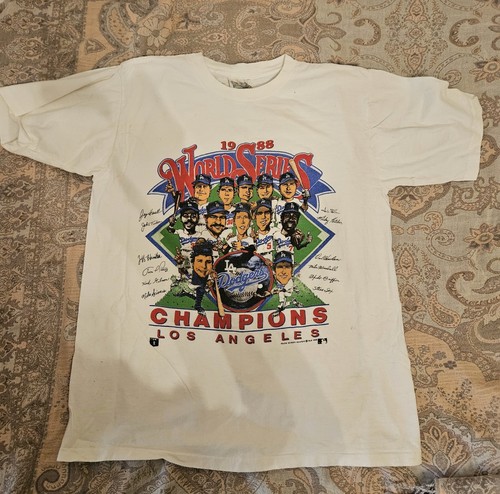 VTG 1988 LA Dodgers World Series Champions Caricature Cartoon T-Shirt ...