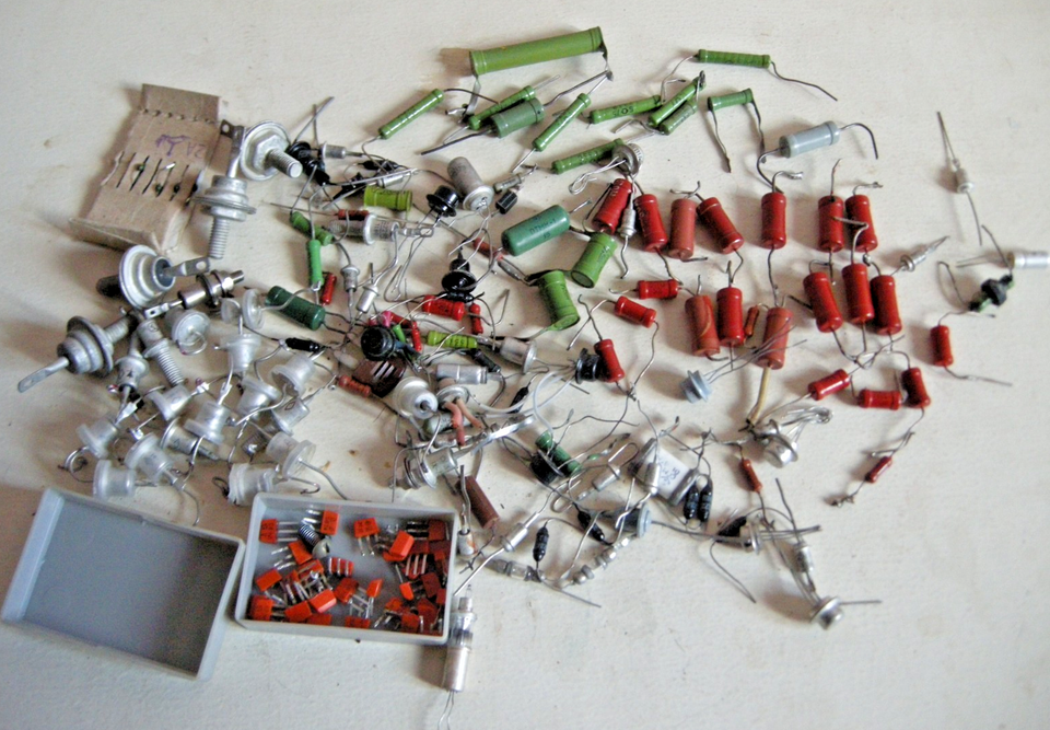Lot Vintage Soviet radio components Resistors Era USSR Electronics ...