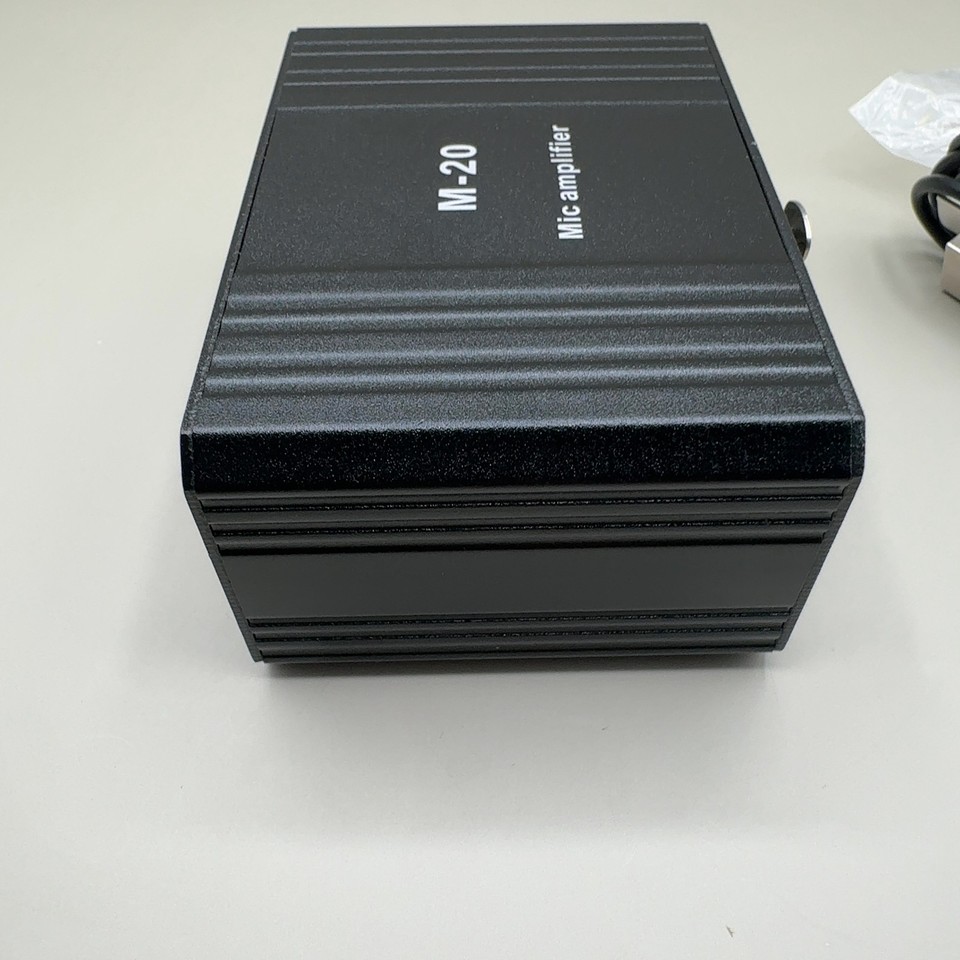 High Gain Mic Preamp 48V XLR Output Microphone Booster for Dynamic ...