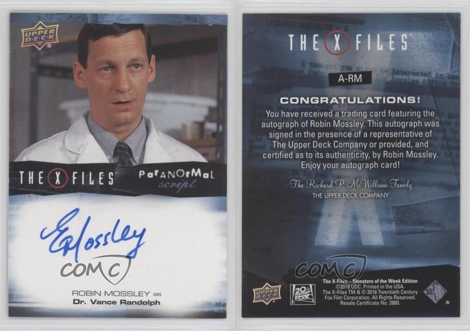 2023 Upper Deck The X-Files Monsters of Week Edition Robin Mossley as ...
