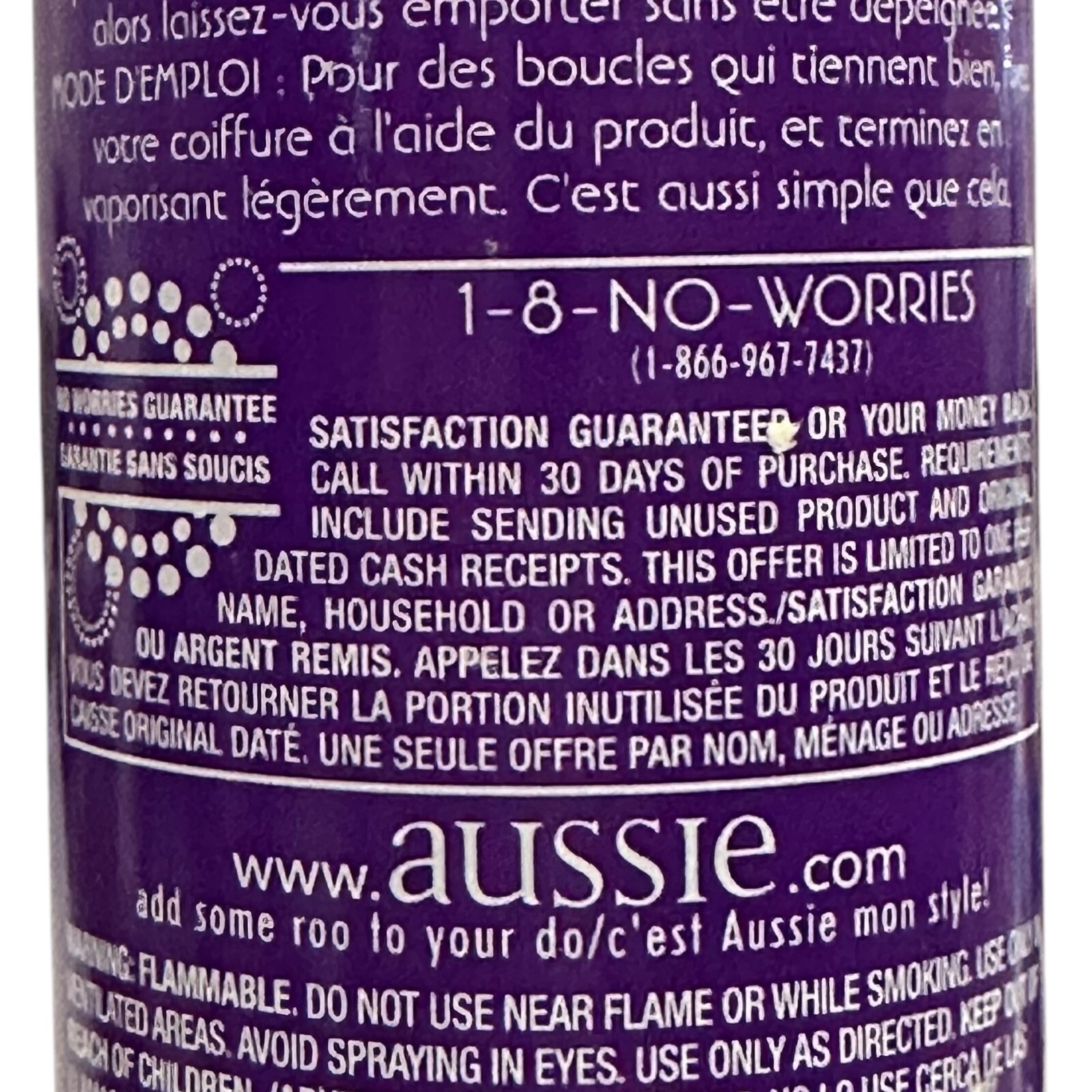 Aussie Sprunch Non-Aerosol Hairspray Strong Hold Finish 8.5 oz Old ...