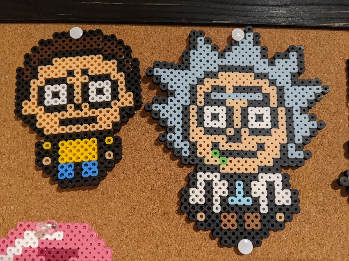 Rick And Morty Perler Okaaaaay Im Getting A Little Better! 😂 #fyp