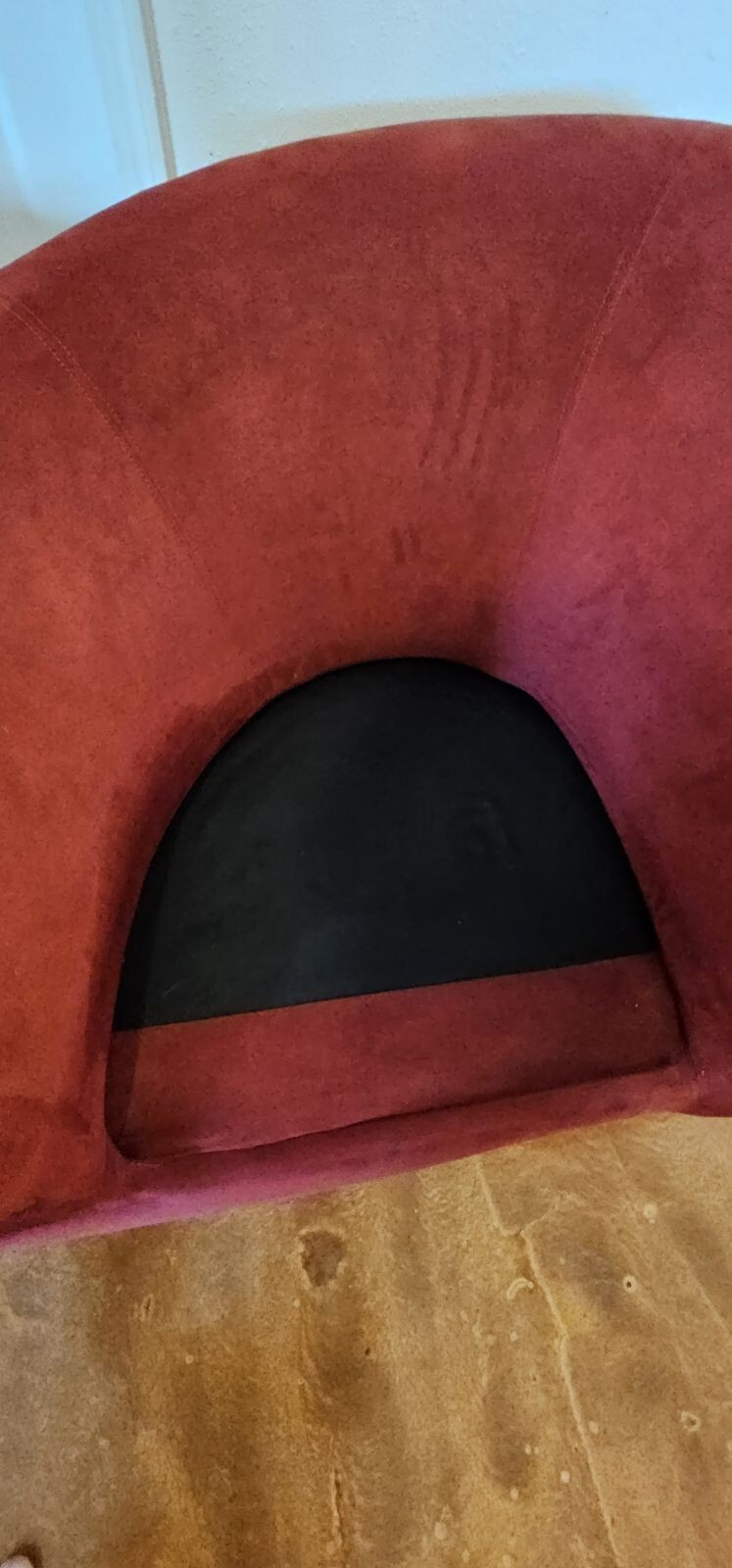 Vintage Vladimir Kagan Designer Hurricane Chairs (Pair) Burgundy Velvet ...