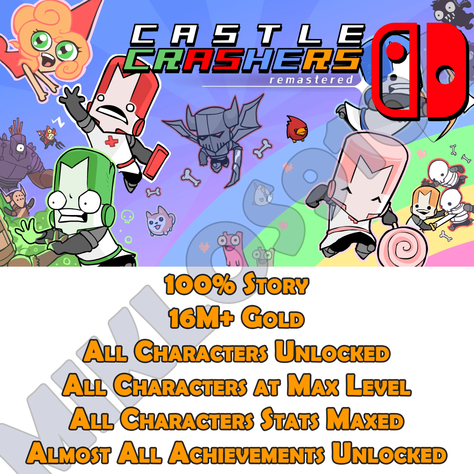 Castle Crashers Remastered - Physical Edition (Nintendo Switch) for ...