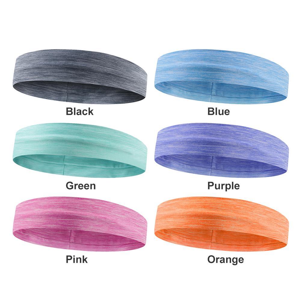 Sports Breathable Headband Absorbent Sweat Fitness Basketball Elastic ...
