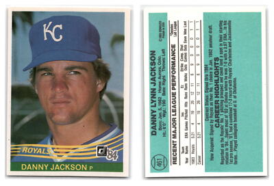 1984 Donruss #461 Danny Jackson - Kansas City Royals RC | eBay