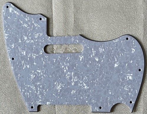 Custom For Warmoth MJT Telemaster Jazzcaster Guitar Pickguard White ...