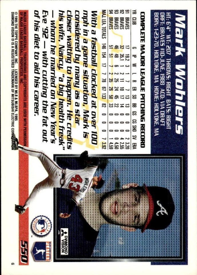 MARK WOHLERS CARD #550 50% OFF ENTIRE STORE B21R2S22P18 | eBay