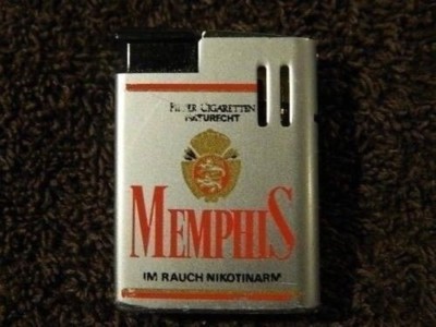 Collectable Rare Vintage 1970's MEMPHIS Cigarettes Advertising Butane ...