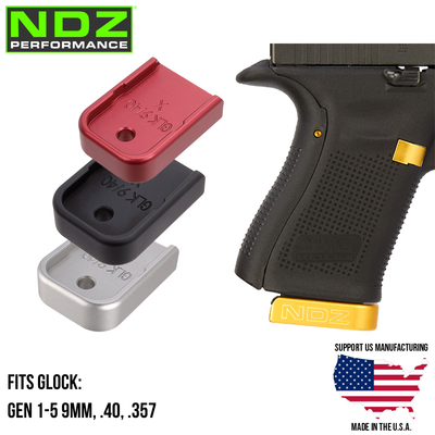 Glock 19 Magazine Base Plates STRIKE INDUSTRIES Aluminum Base Plate