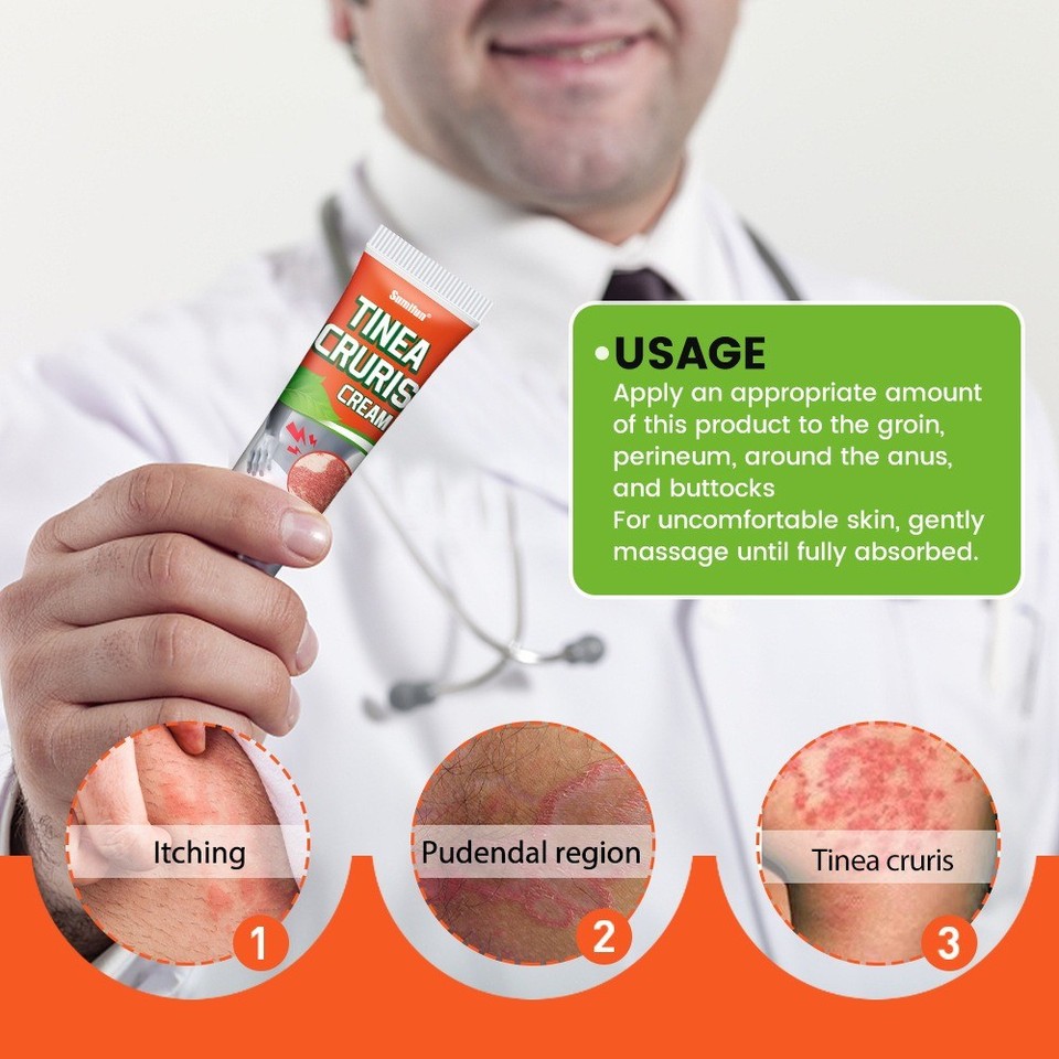 30G Tinea Cruris Antiseptic Care Ointment Skin Rash Groin Ringworm ...