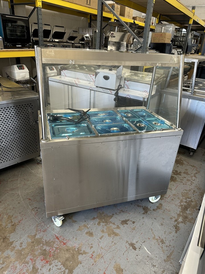 Brand New Ace Serve-Over Bain Marie Glass / Carvery Unit / Gantry 1.2M ...