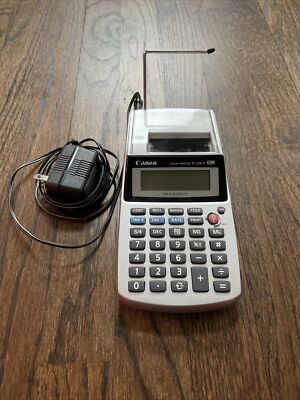 Canon Palm Printer Calculator P1-DH V P1DHV Black/Gray Receipt Printing ...